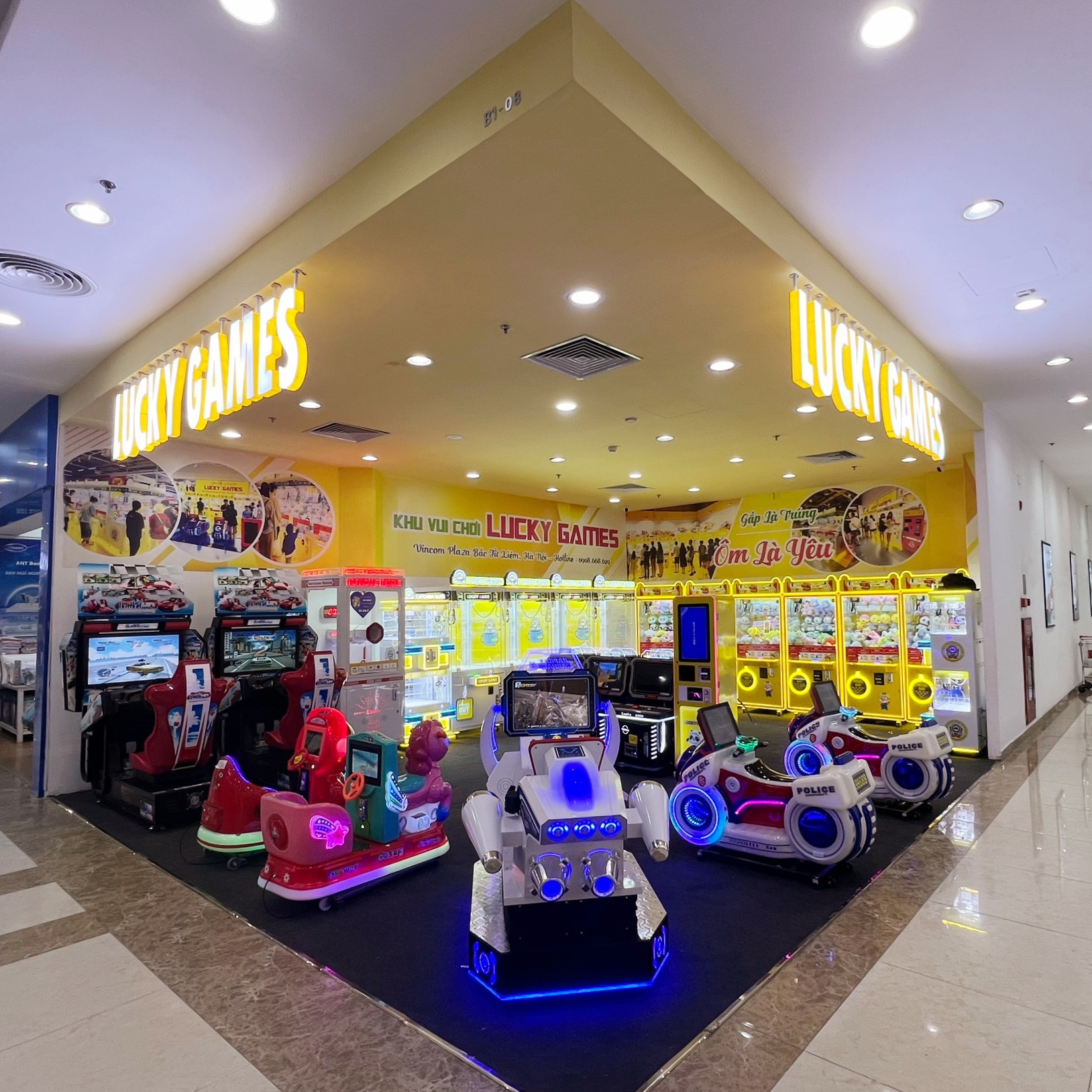 TƯNG BỪNG KHAI TRƯƠNG LUCKY GAMES VINCOM PLAZA BẮC TỪ LIÊM